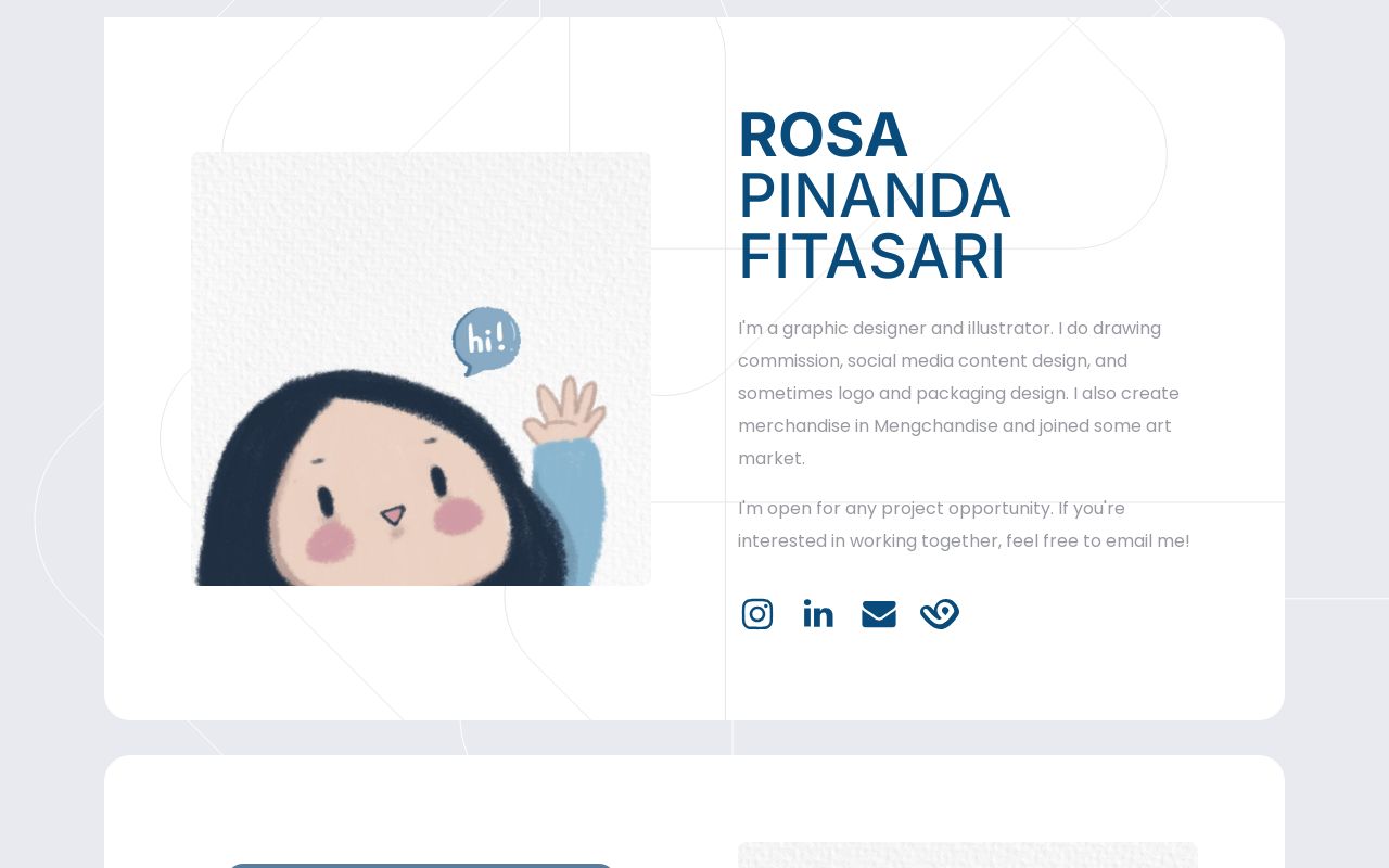 Get to know Rosa | Portfolio